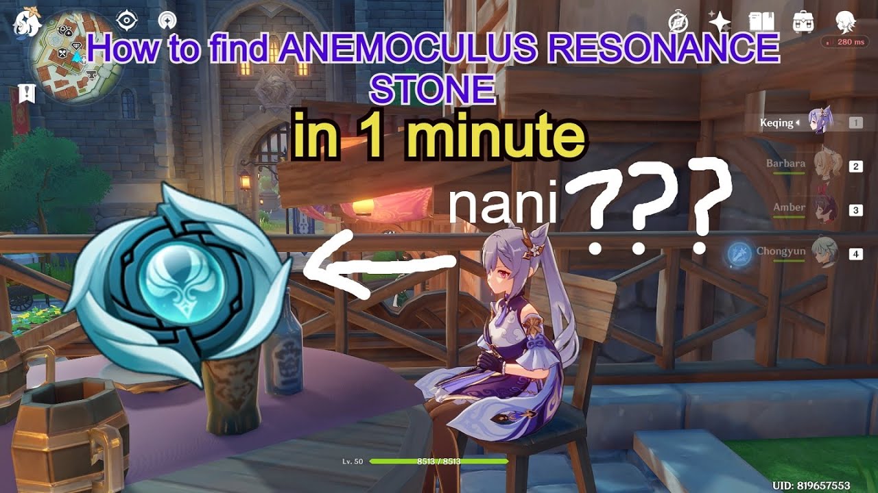 How to get Anemoculus Resonance Stone - YouTube