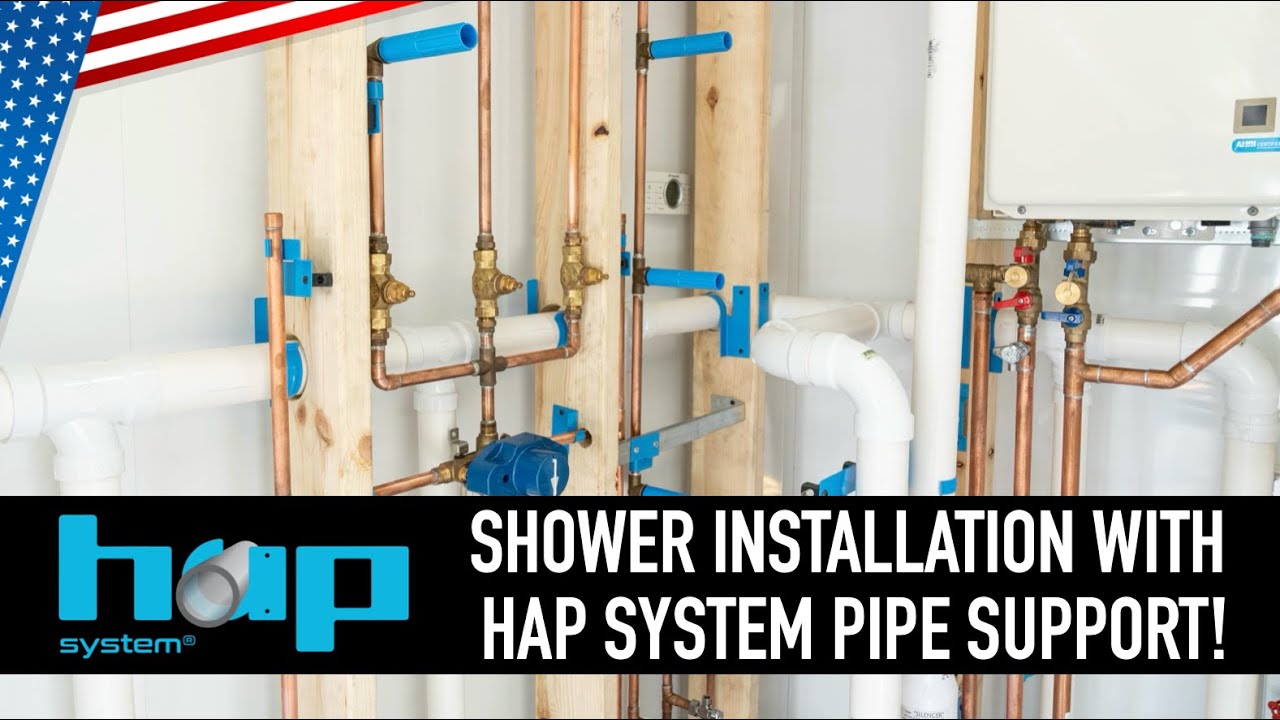 Shower Install with HAP System - YouTube