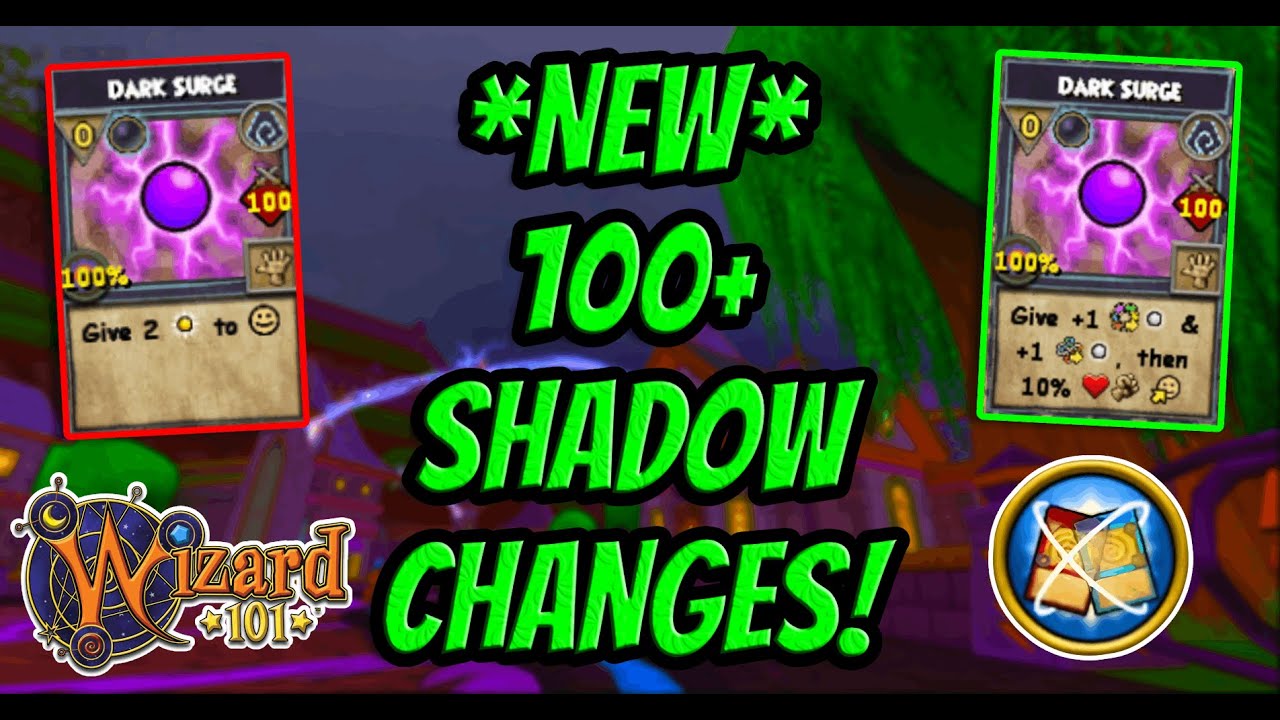 Wizard101: *NEW* 100+ Shadow Spell Changes...again - YouTube