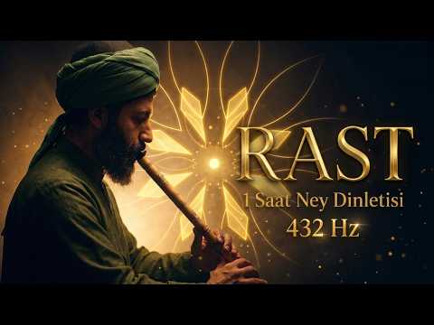 Rast Makamı - 1 Saat Ney Dinletisi | Huzur ve Odaklanma için Sufi Müziği | 432 Hz