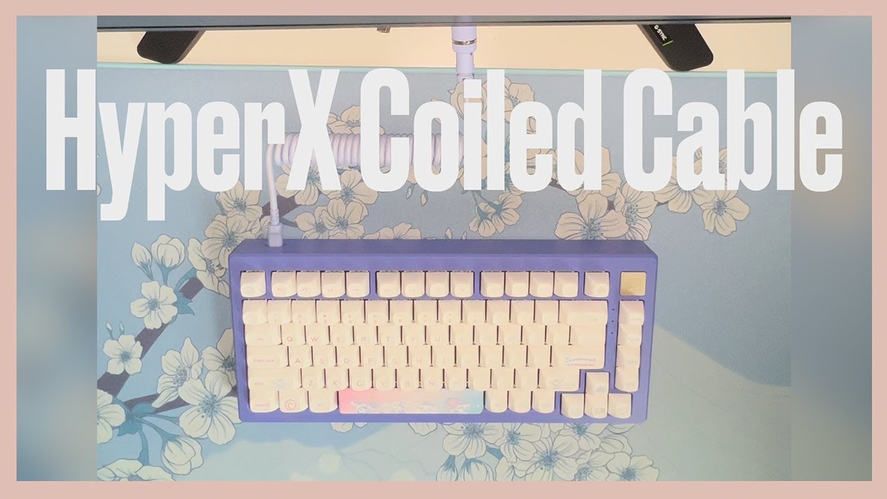 BEST BUDGET HyperX Coiled Keyboard Cable Under $30: Unboxing! - YouTube