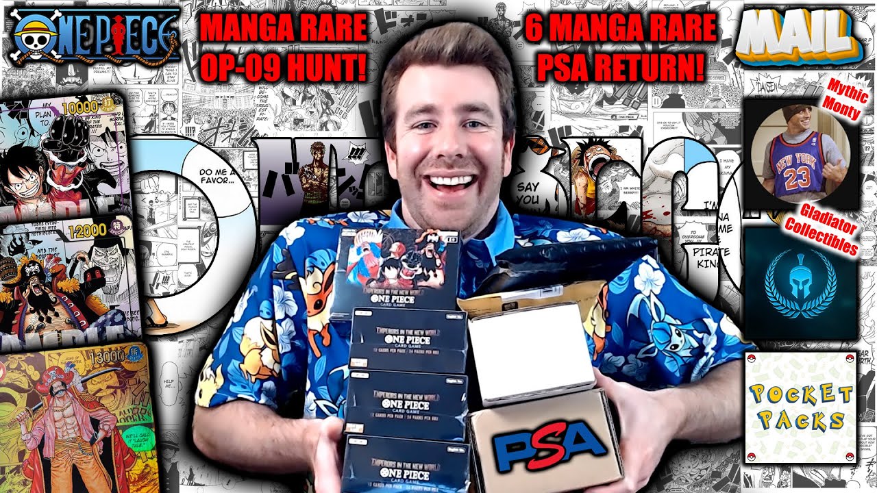 Manga Mail Day Monday! One Piece OP-09 Manga Rare Hunt, Massive PSA ...