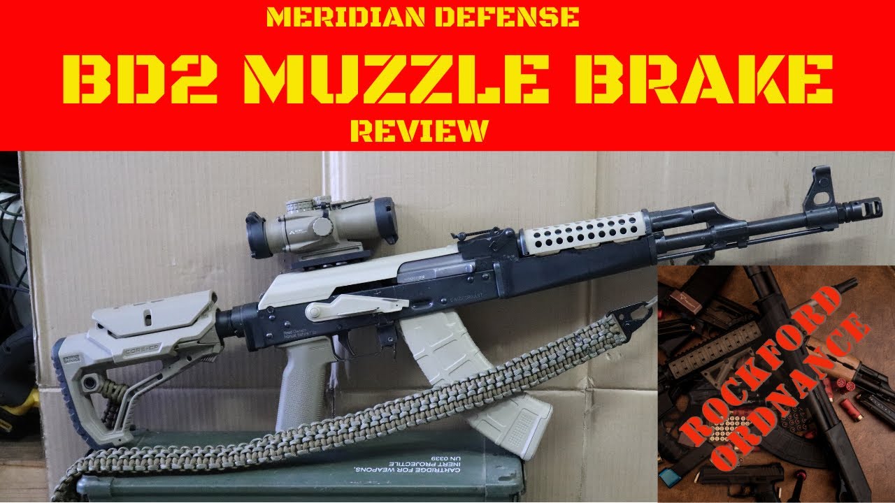 Meridian Defense BD2 Muzzle Brake - YouTube