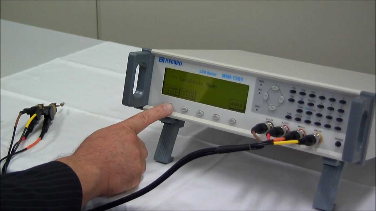 LCRメーター MIM-1201 - YouTube