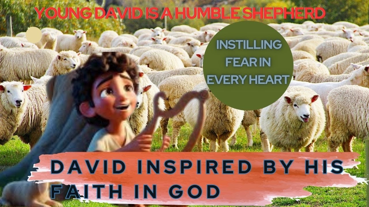 king David cartoon l Story of David l Bible Stories for Kids l How a ...