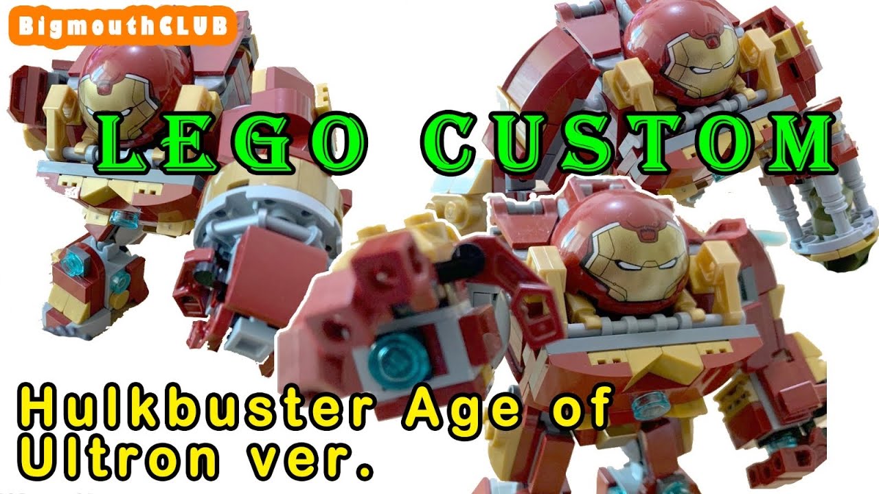 Lego custom Hulkbuster Age of Ultron ver. - YouTube