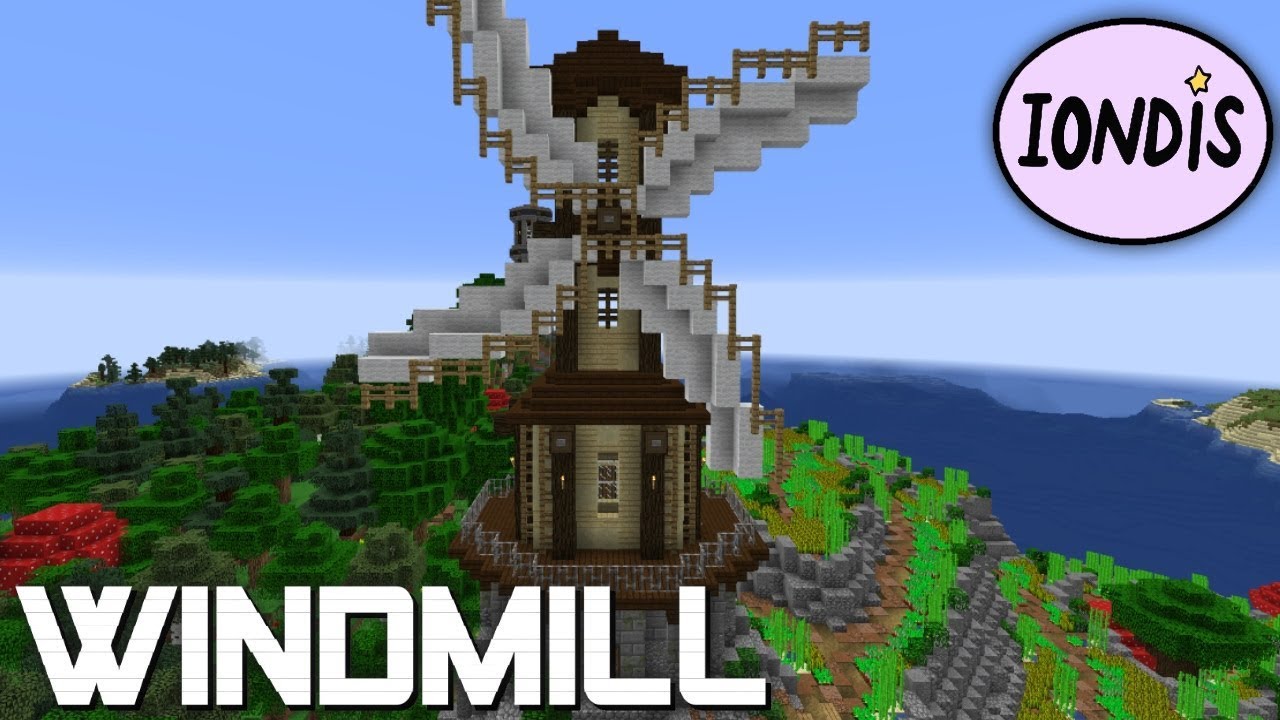 Minecraft Tutorial: How To Build A Medieval Windmill! - YouTube