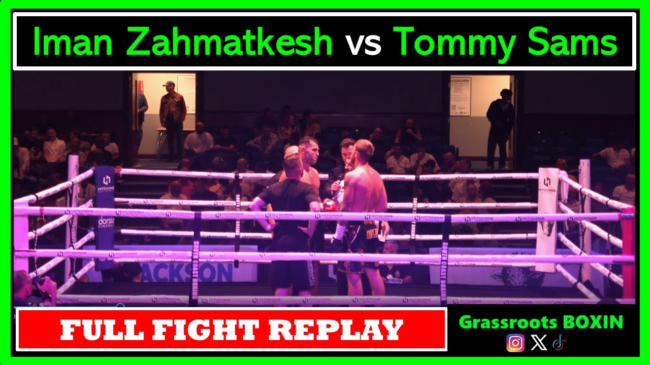 Iman Zahmatkesh vs Tommy Sams - FULL FIGHT - Hitching Boxing (All Rise ...