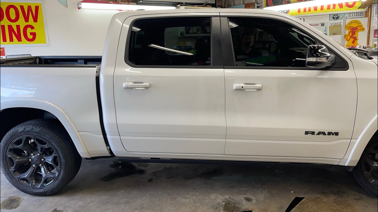 2022 dodge ram window tint - YouTube