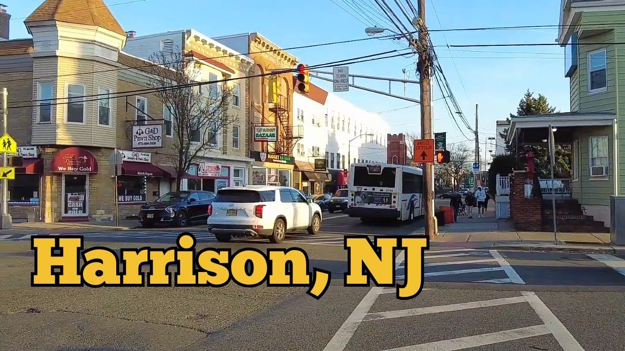 Walking tour in Harrison, New Jersey, USA | Passaic River Waterfront to ...