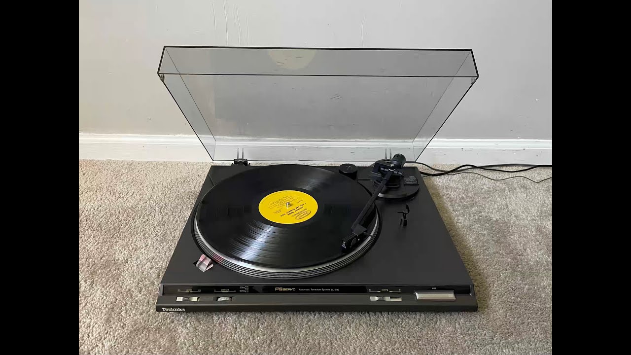 Technics SL-B92 Record Player Turntable - YouTube
