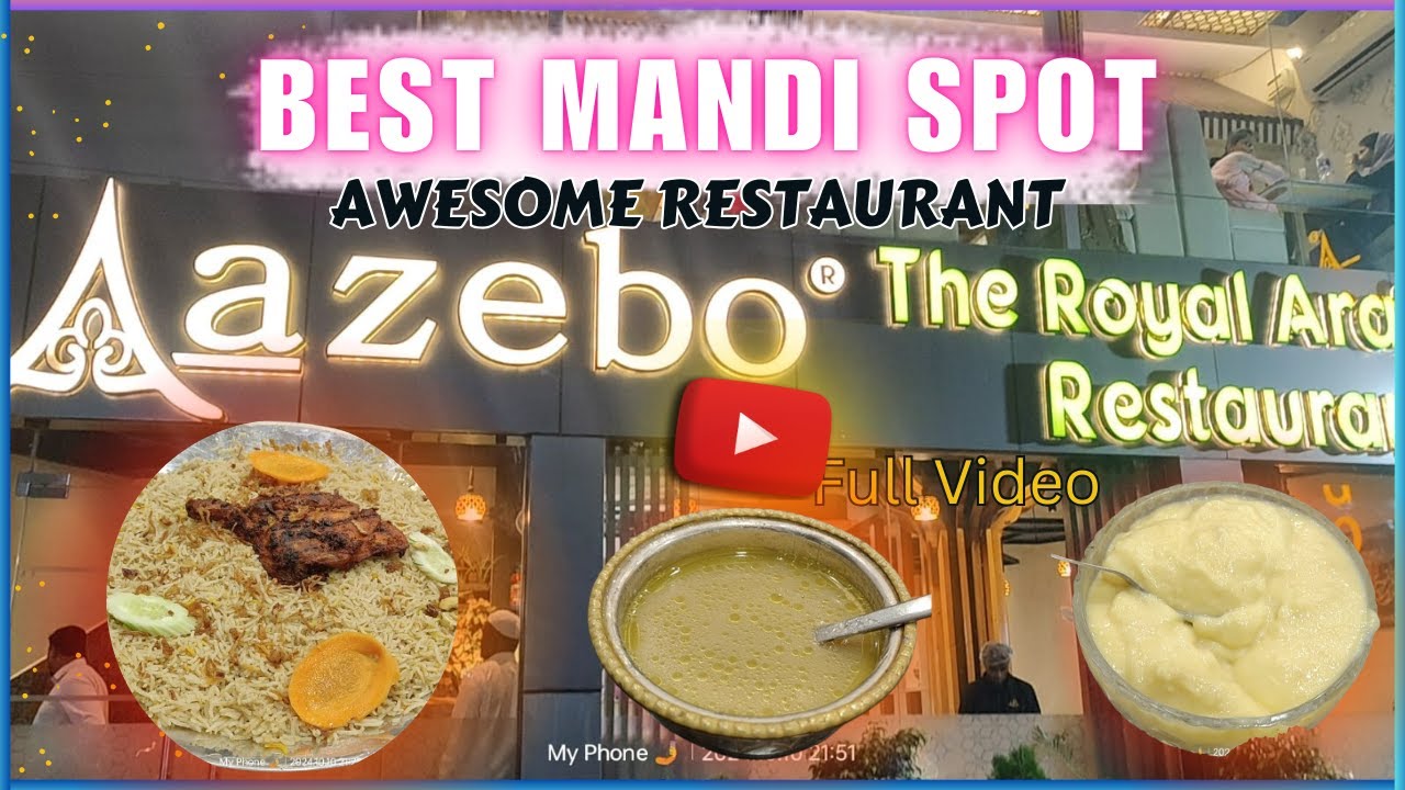 Must try food at Aazebo | Best Restaurant of Lakdikapool | Best Mandi ...