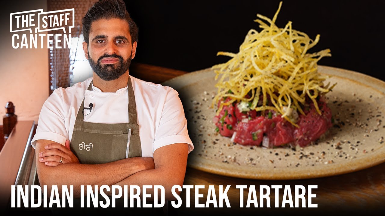 Fine Dining Indian Inspired Beef Tartare at Restaurant BiBi by Chet ...