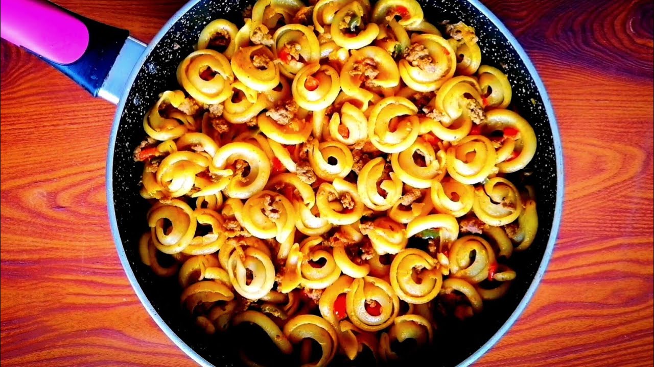 Definitely The Most Delicious Pasta I have Ever Eaten! Easy Minced Meat ...