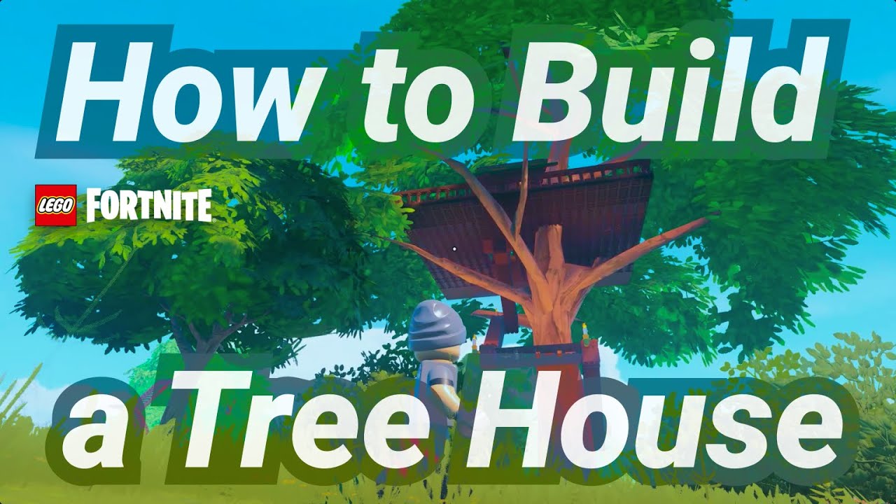 How to Build a Tree House ツリーハウスの作り方！#LEGOfortnite - YouTube