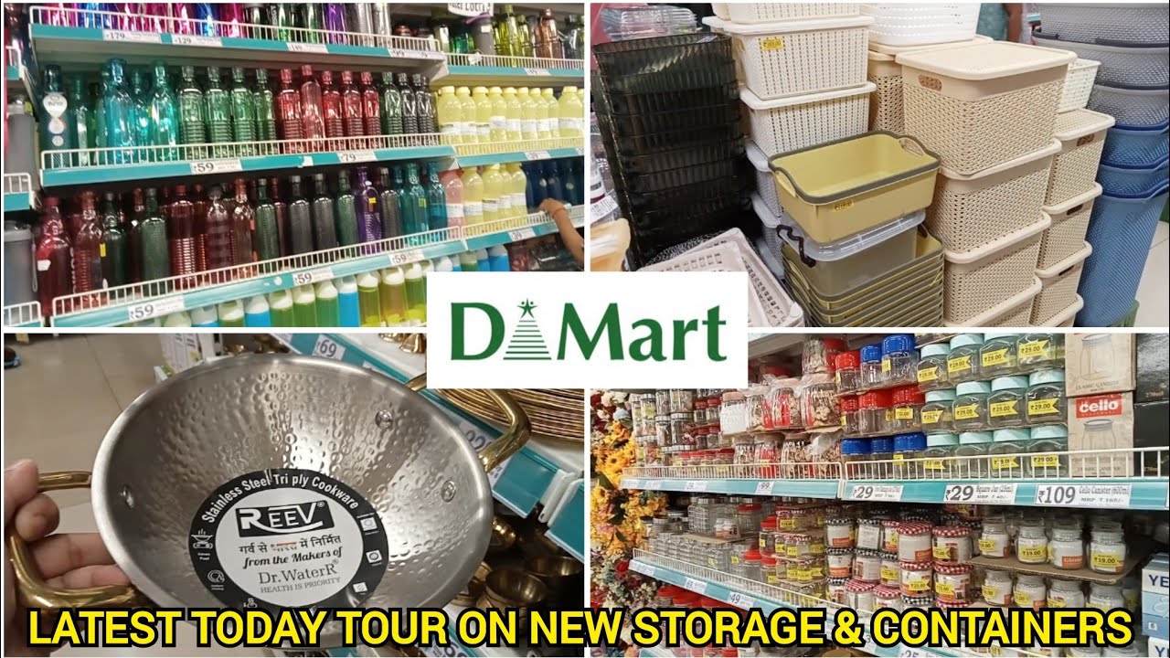 DMART Online Available LATEST TODAY TOUR ON NEW STORAGE, CONTAINERS ...