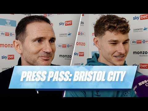 Frank Lampard and Carl Rushworth react to Coventry City's win against Bristol City. 🎙️