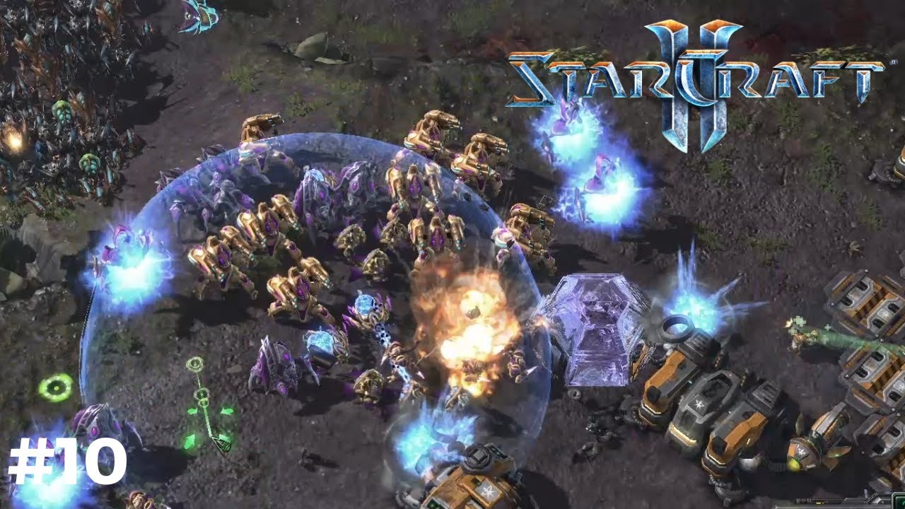 Starcraft 2 (Gameplay 10) vs Elite Ai (Pc Strategy) No Commentary - YouTube