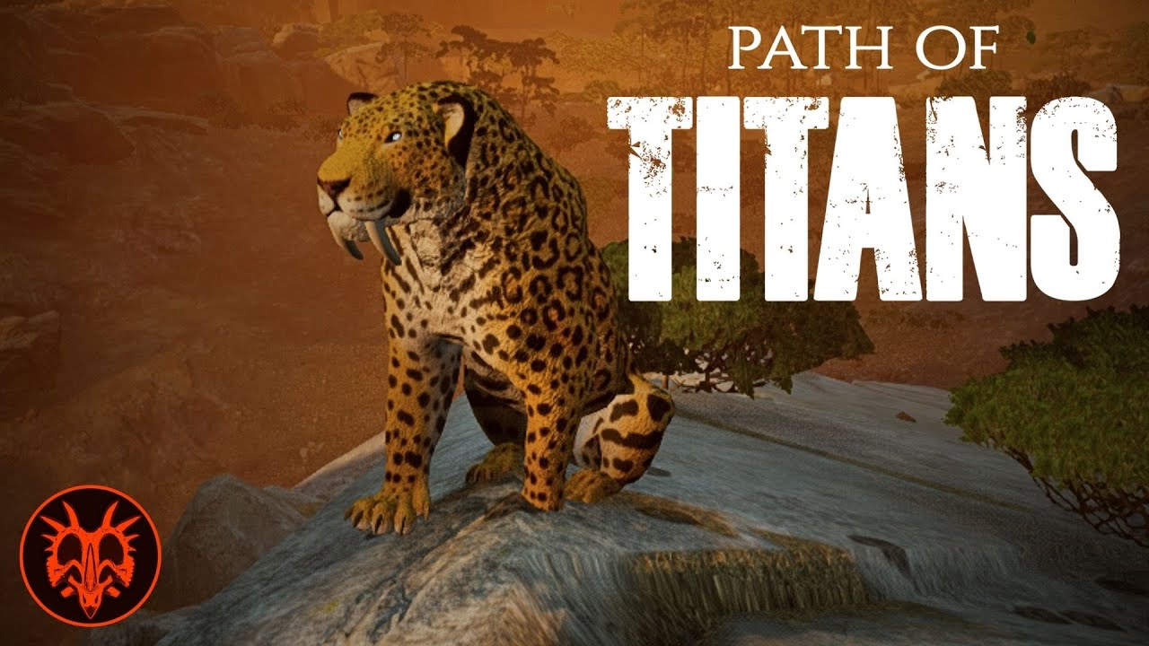 CHEGOU NOVOS MODS NO PATH OF TITANS | SHOWCASE SMILODON & COUGAR - YouTube