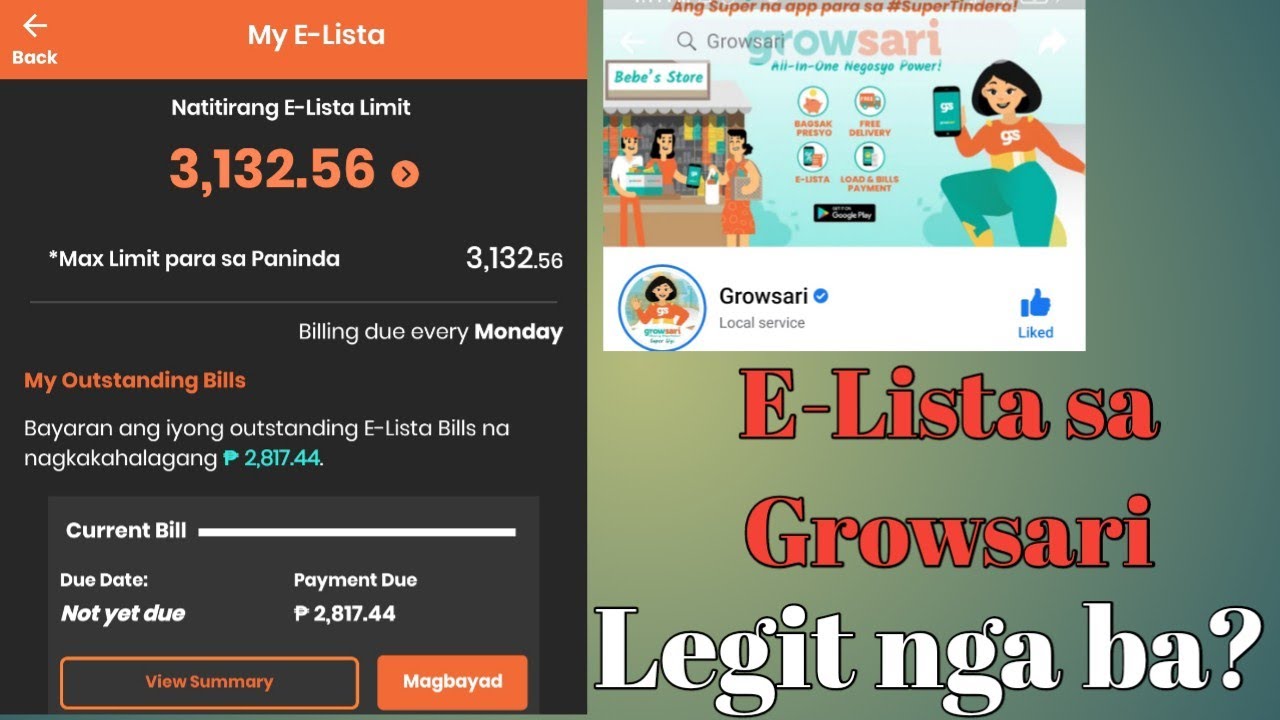 E- Lista sa Growsari Apps Legit nga ba? - YouTube
