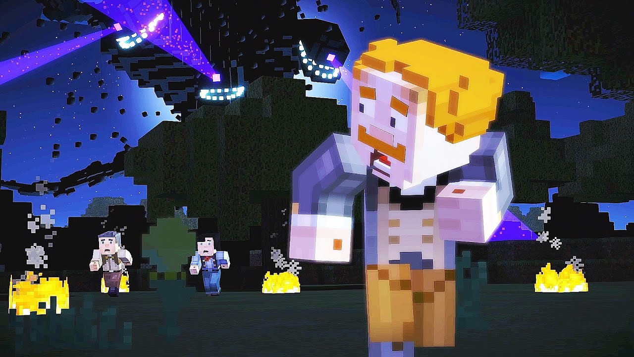 Soren Running From The Wither Storm!!! (Modded Minecraft Story Mode ...