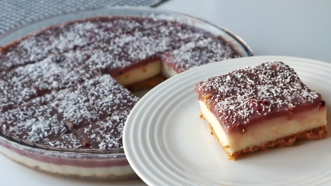5 DK LIK SÜTLÜ TATLI ️PRATİK TATLI ️KOLAY TATLI 😋BÖĞÜRTLENLİ İRMİKLİ ...
