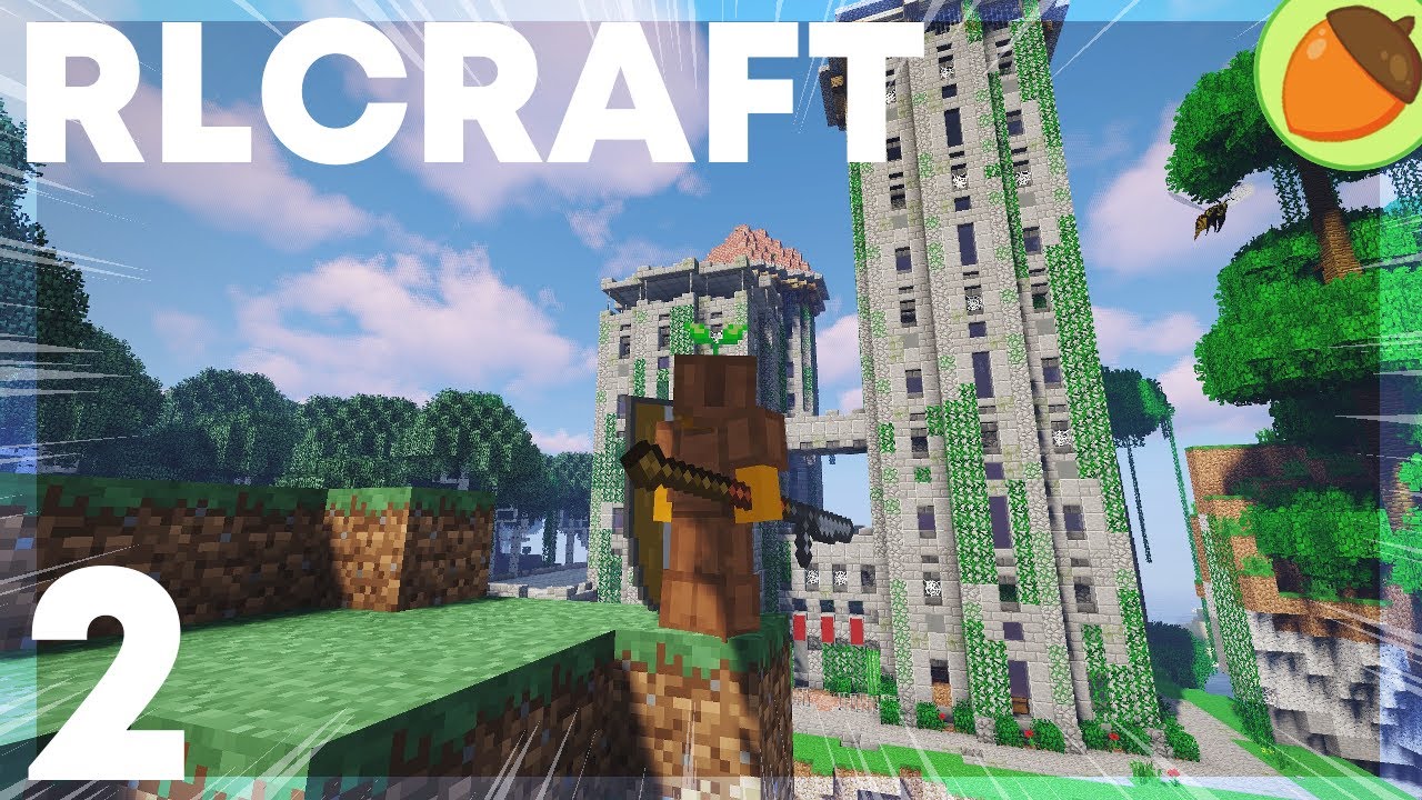 Crashing Into The Castle!!! | Minecraft RLCraft [Ep.2] - YouTube