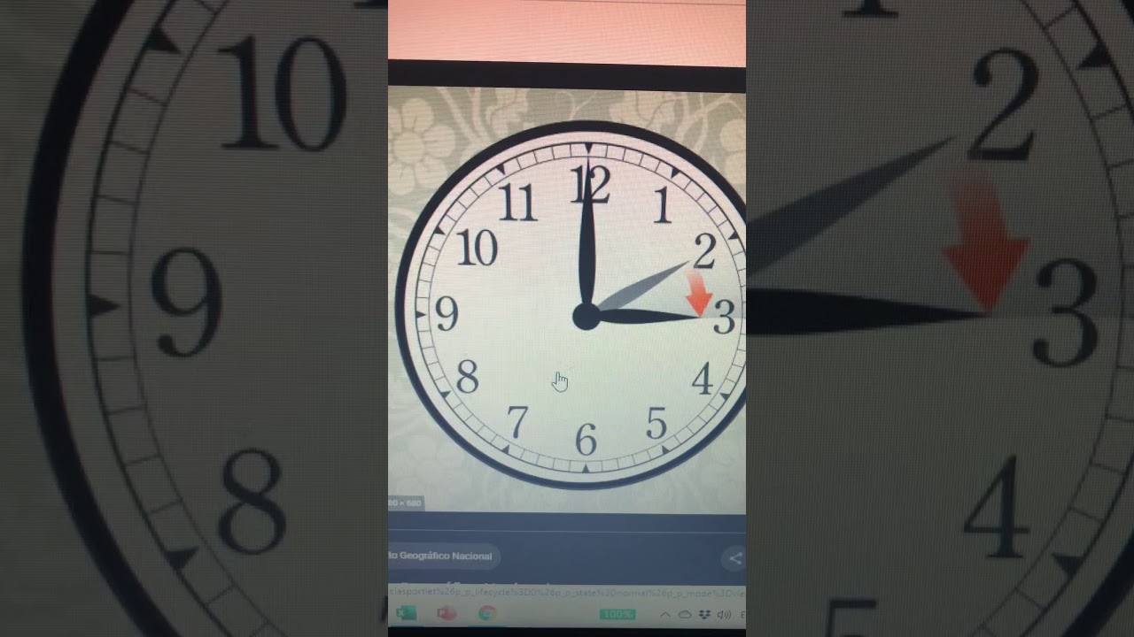 El tiempo (reloj formato 12 y 24 horas) - YouTube
