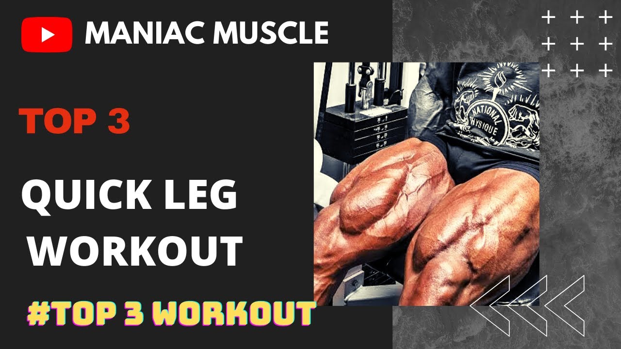 Top 3 Quick Leg Workout | 10 MIN Leg Workout - YouTube