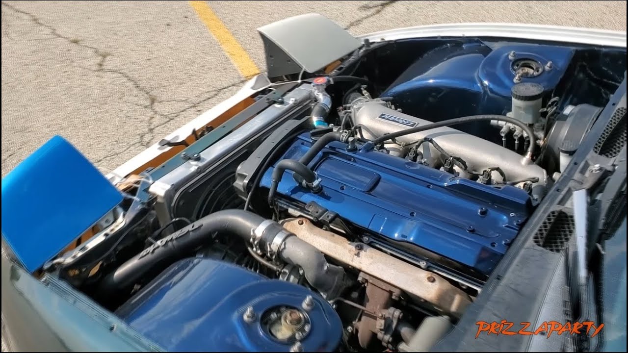 240sx RB25det Greddy Timing, E-Fans Fitted, Drift Tested - YouTube