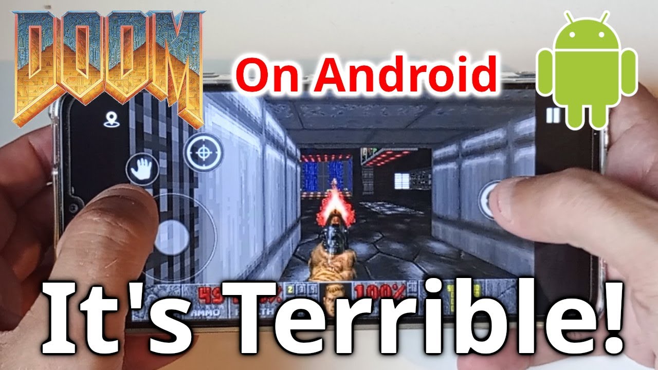 Doom On Android. It's Terrible. Don't Bother With It. - YouTube