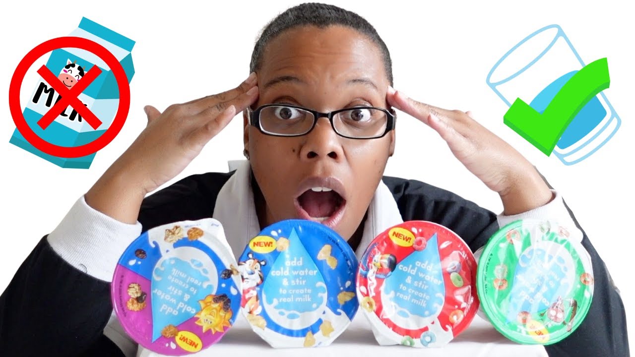 TRYING KELLOGG'S INSTA BOWLS CEREAL | TASTE TESTING NEW CEREAL - YouTube