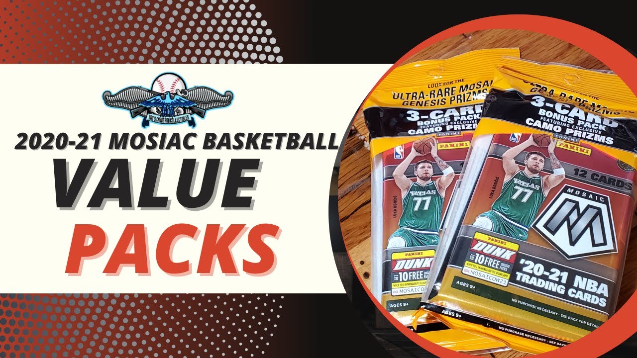 2020-21 Mosaic Basketball Value Packs. - YouTube