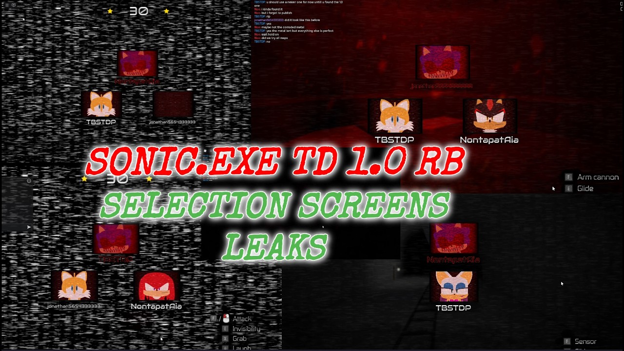 TD 1.0 REBORN SELECTION SCREEN LEAKS ||Sonic.EXE: The Disaster 1.0 ...