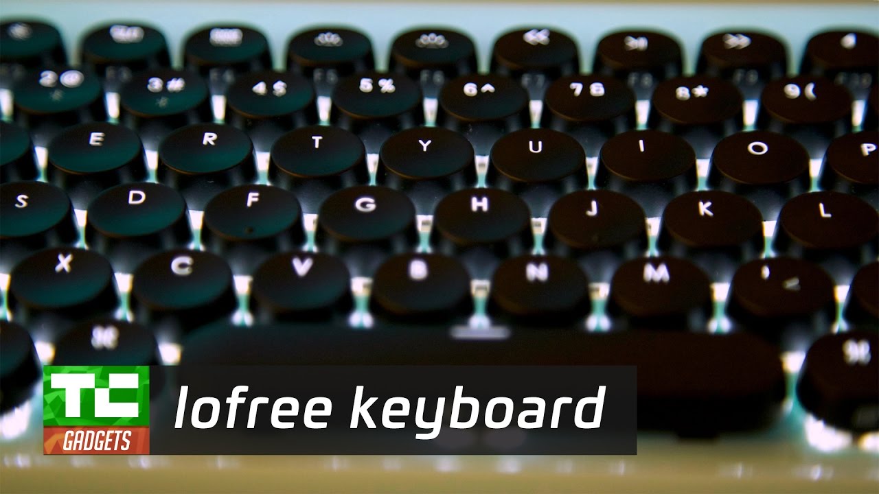 lofree mechanical Bluetooth keyboard - YouTube