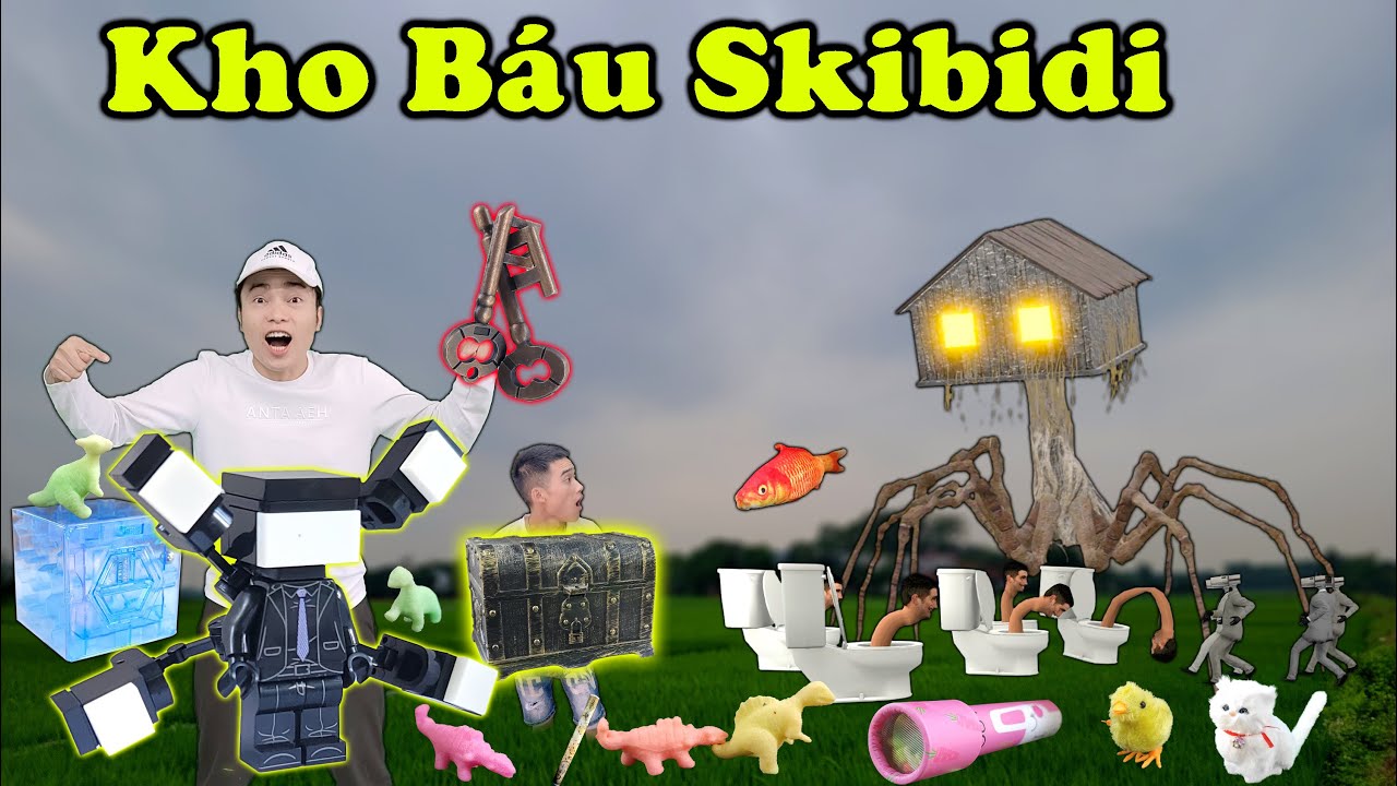 Hải Củ Cải Phát Hiện Kho Báu Của Quái Vật Bồn Cầu Skibidi Toilet Và ...