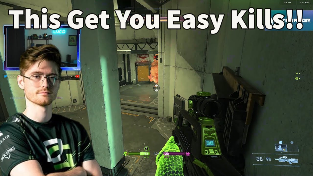OpTic Lucid Uses This SECRET SPOT Perfectly To Secure The Kill!! - YouTube