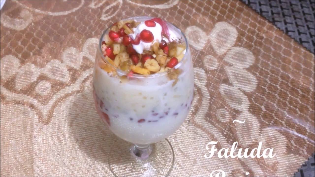 Faluda | Fruit Faluda | Bangladeshi desert | Bangladeshi faluda recipe ...
