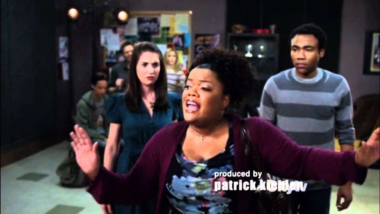 Community - The Study group in Glee Club - YouTube