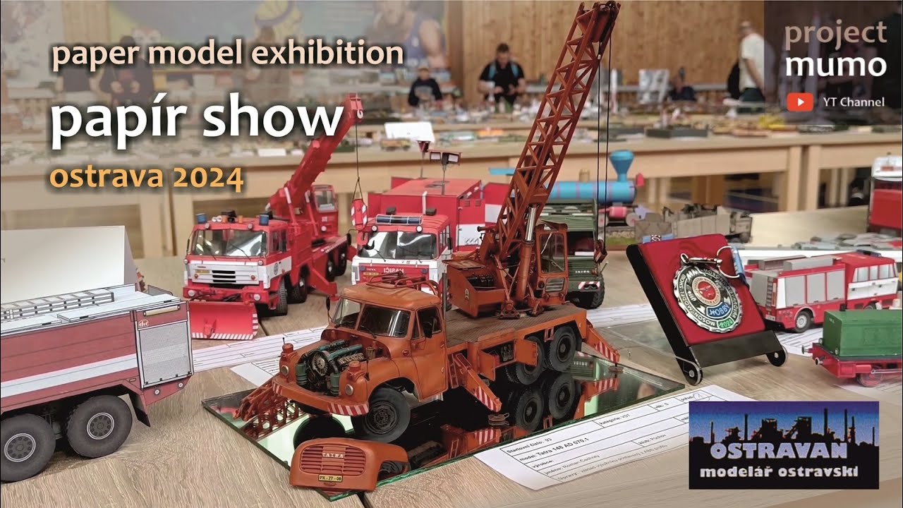 Papir Show Ostrava 2024 | Paper Model Exhibition - YouTube