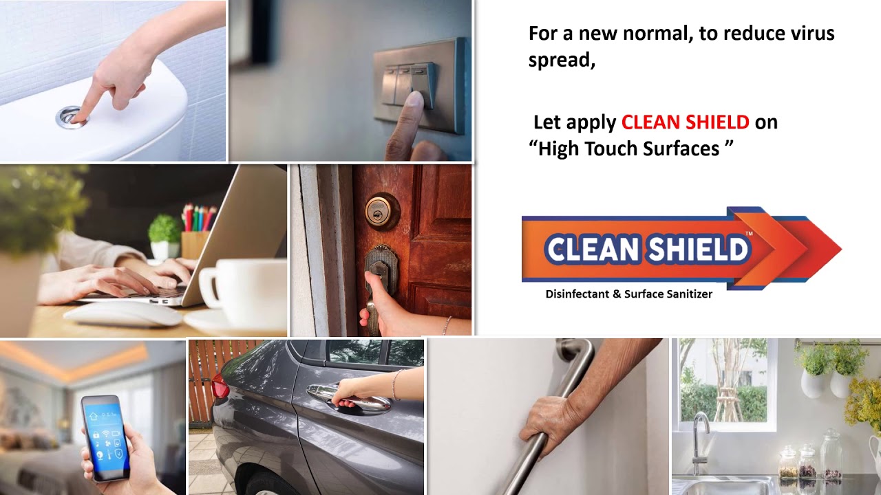 CLEAN SHIELD Disinfectant & Surface Sanitizer - YouTube
