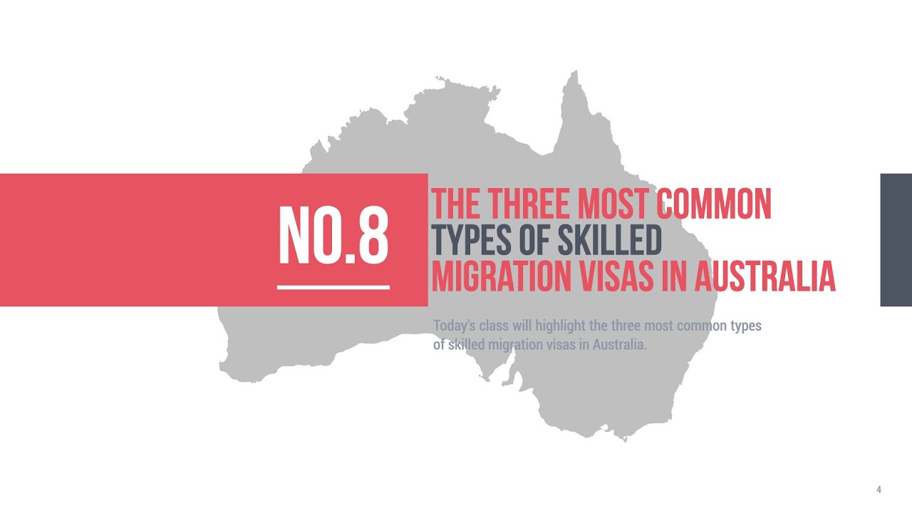 No.8 The three common types of skilled immigrant visas in Australia ...