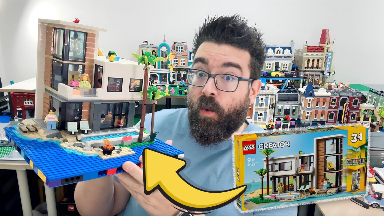 LEGO Modern Beach House Modular | Modification of Set 31153 Modern ...