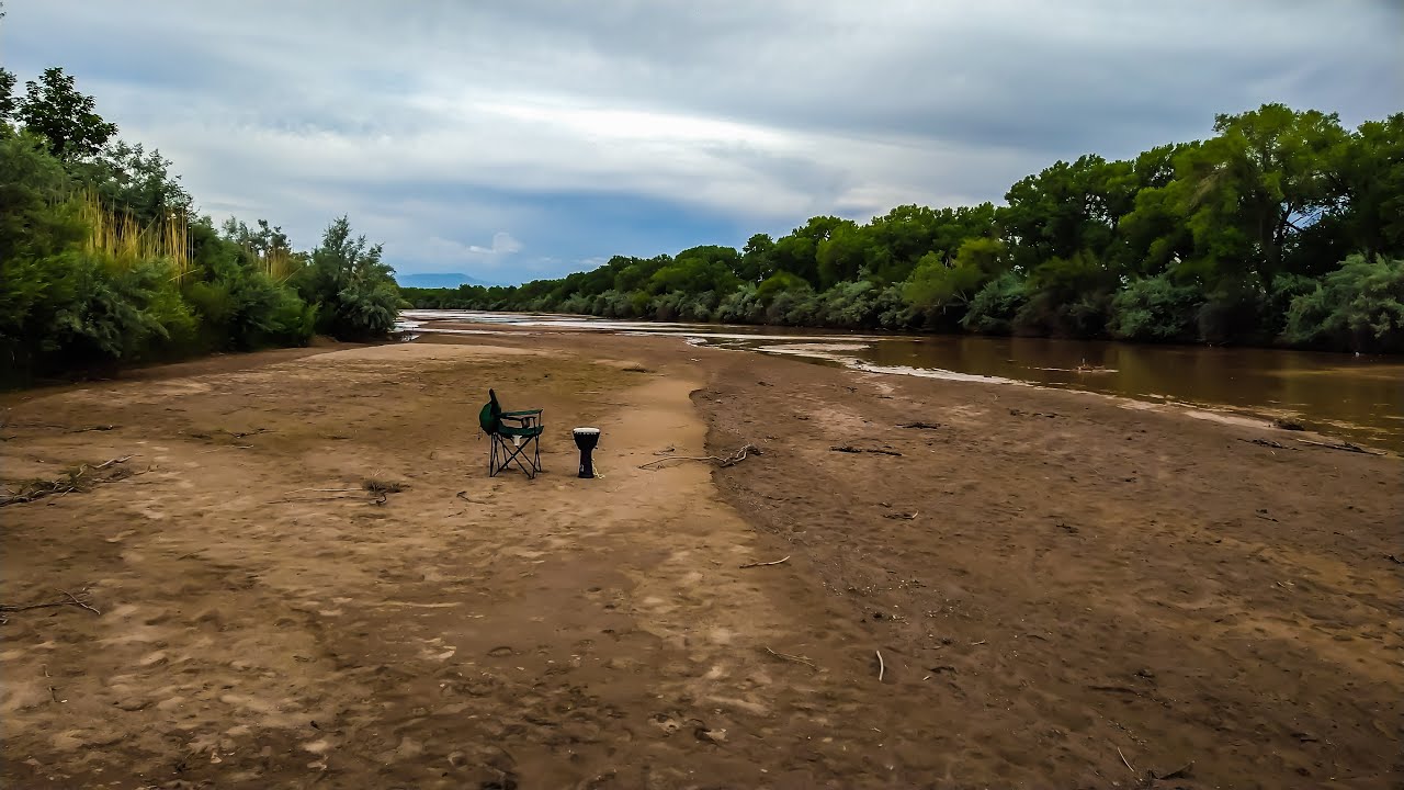 Rio Grande beach in Albuquerque (Part 1) - YouTube