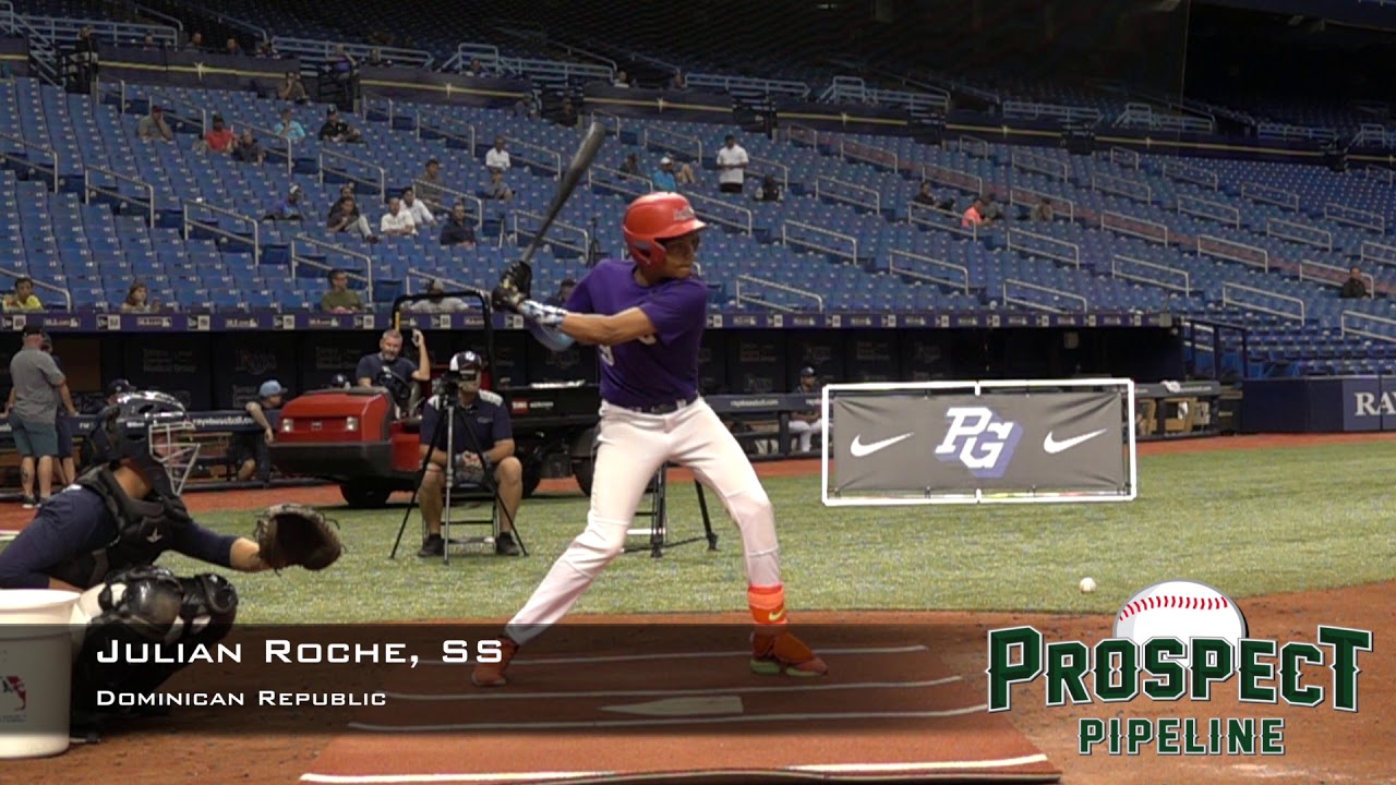 Julian Roche, SS, Dominican Republic, Swing Mechanics at 240 FPS - YouTube
