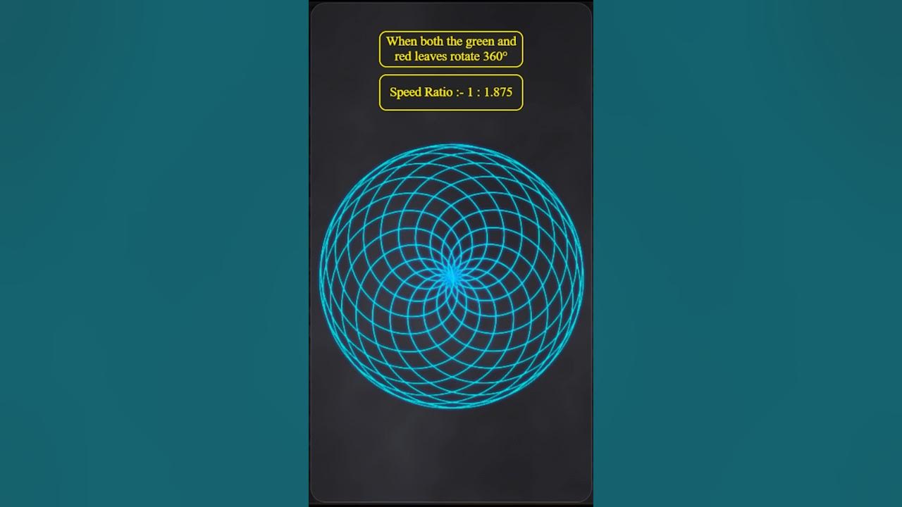 Leaf Spirograph Design 10 | Digital Spirograph Art |#short #spirograph #digital #css #maths ...