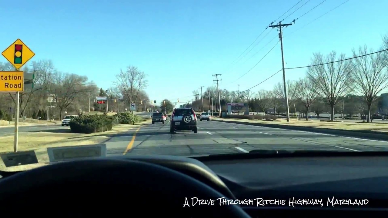 A Drive Through Ritchie Highway, Maryland - YouTube
