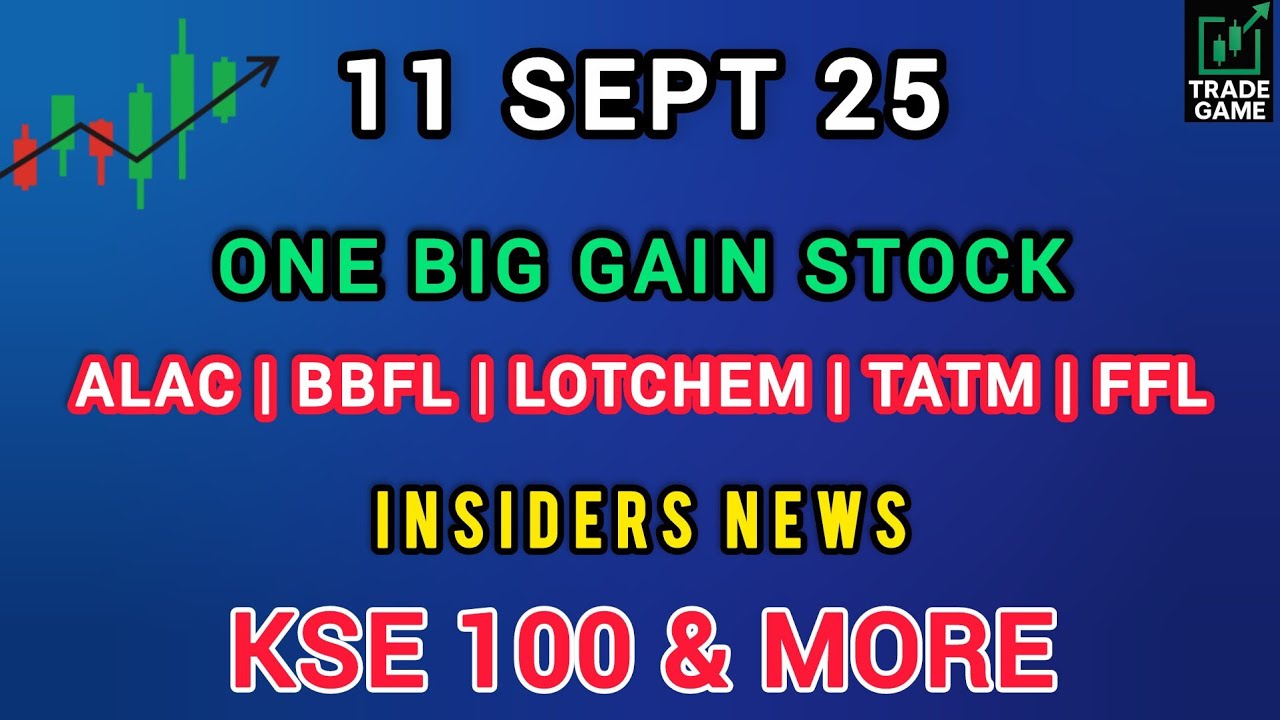 PSX Analysis TATM | FFL | BBFL | ALAC | LOTCHEM | Trade Game - YouTube