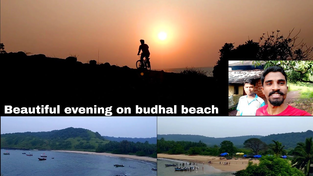 Beautiful evening on budhal beach|Guhagar|Sunset|kokan premi vikrant ...