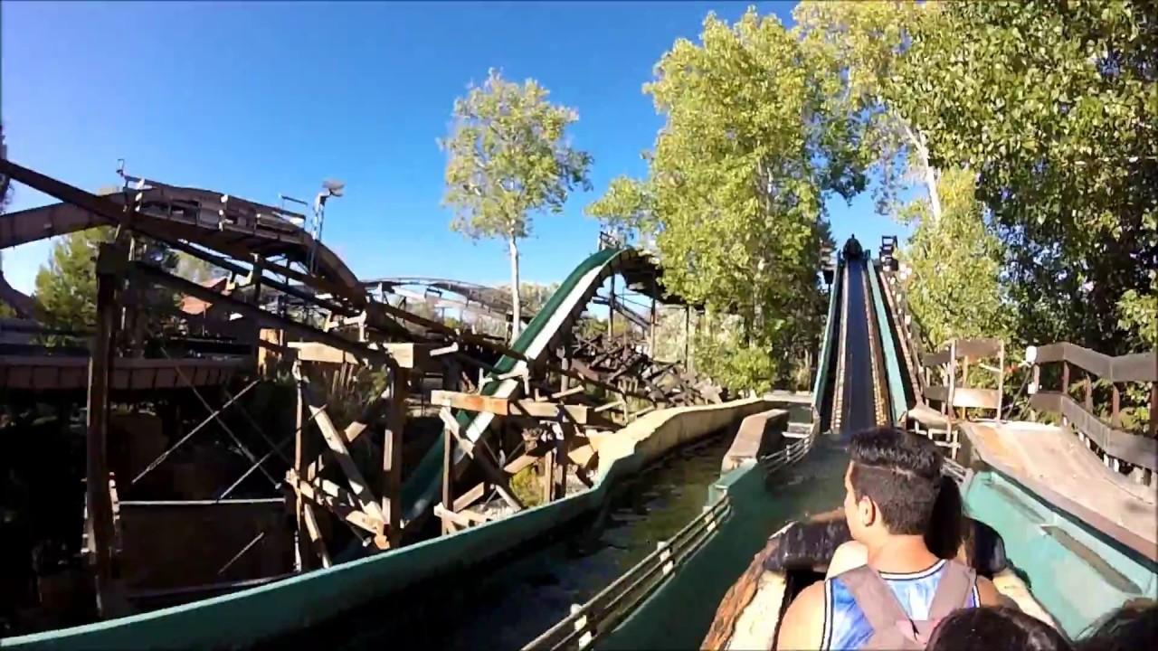 Silver River Flume Onride POV HD Portaventura GoPro - YouTube